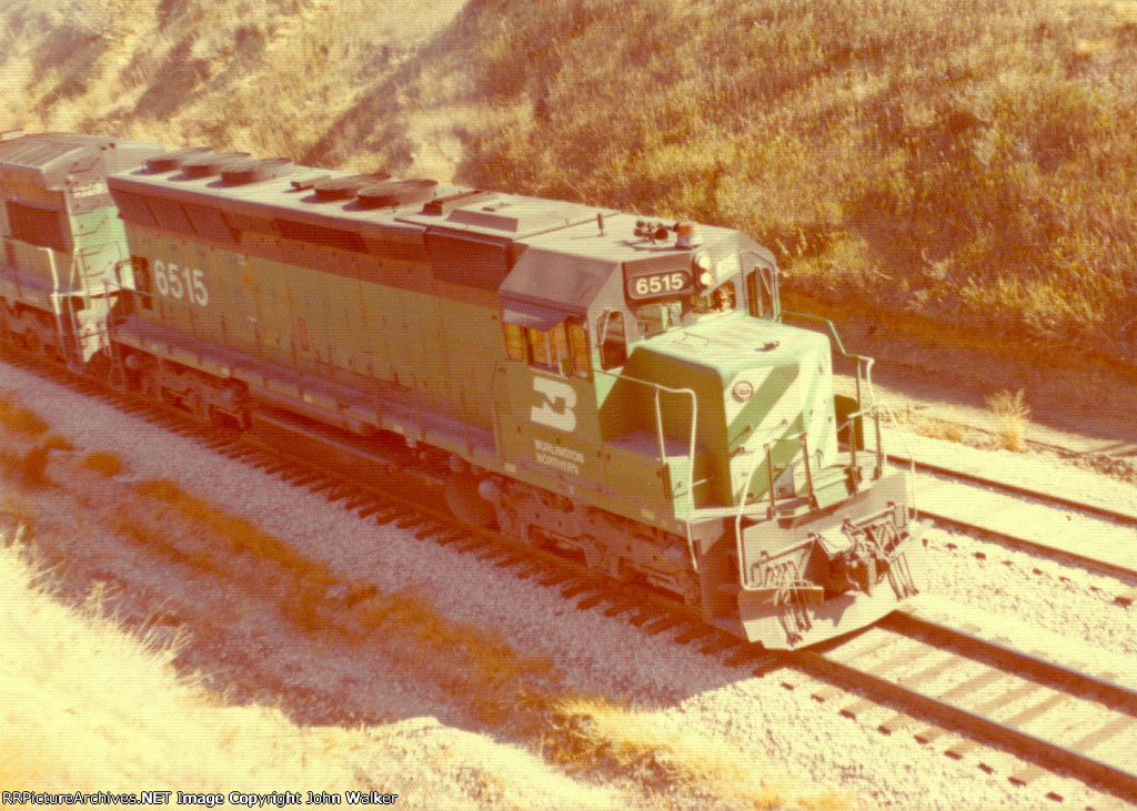 BN 6515 with westbound freight